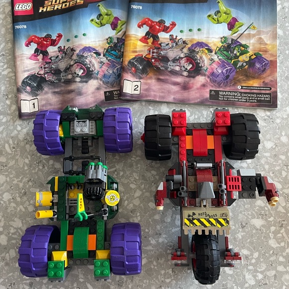 Lego | Toys | Lego Marvel Super Heroes Hulk Vs Red Hulk 7678 Vehicle ...